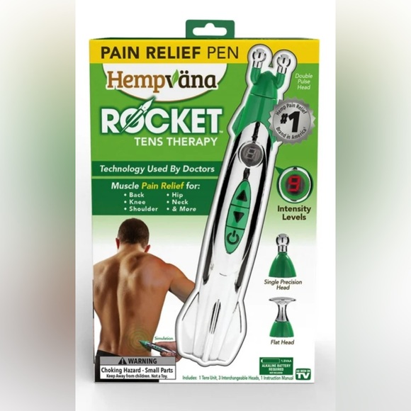 Hempvana | Other | Hempvana Rocket Pain Relief Pen Wireless Tens Therapy Portable Muscle ...